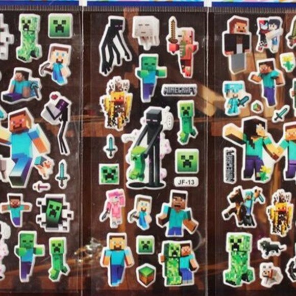 Toys | Mini Minecraft Video Game Stickers Hobbies Crafts | Poshmark